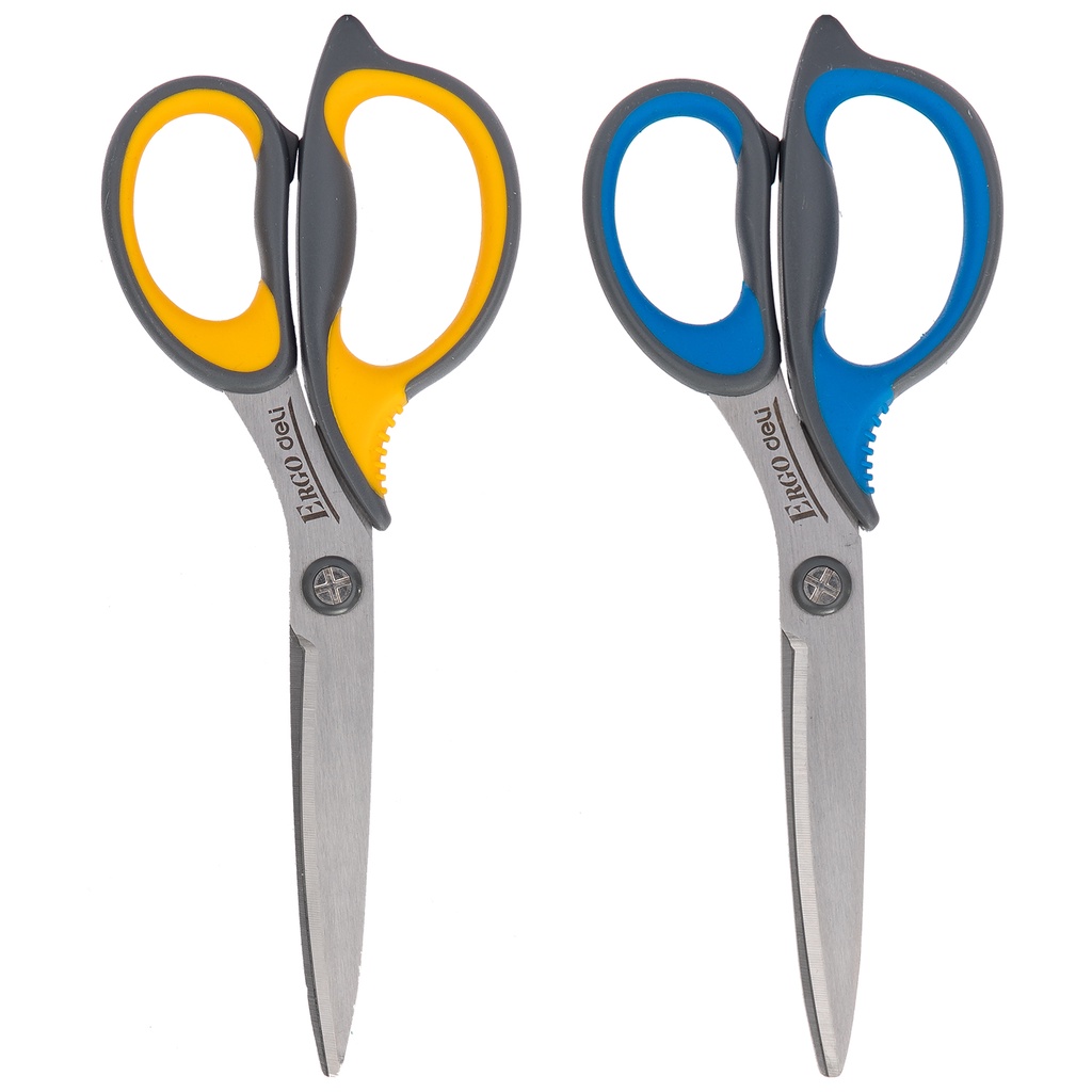 Deli E77759 Ergo Scissors 170mm (1pc) | Shopee Philippines