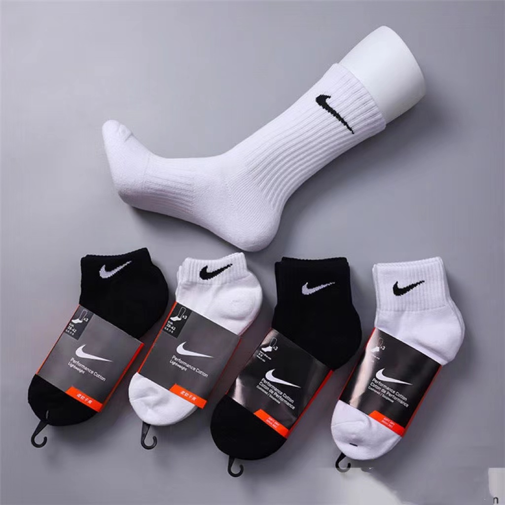 1 Pair Low socks pure cotton deodorant Sports White Socks Nike medyas ...