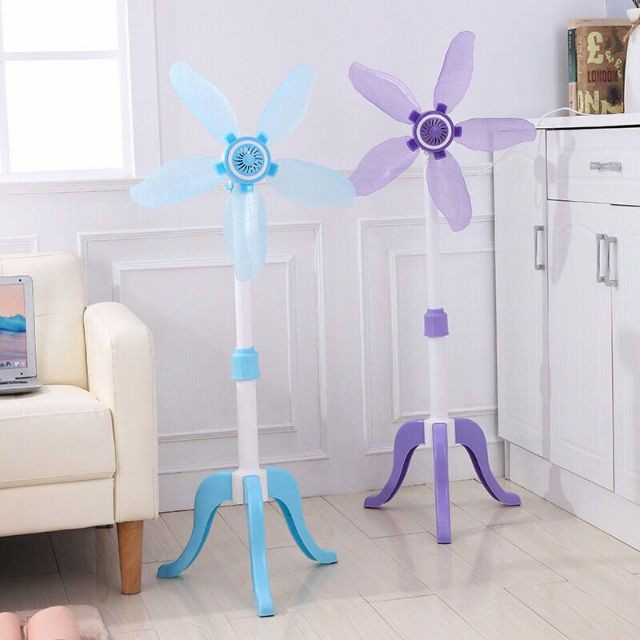 Stand Fan 5 Blades Portable Stand Fan Foldable Stand Fan Electric Fan ...