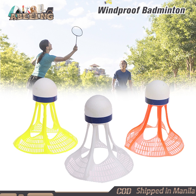 3Pcs Windproof Badminton Outdoor Nylon Shuttlecock Stable Resistance ...