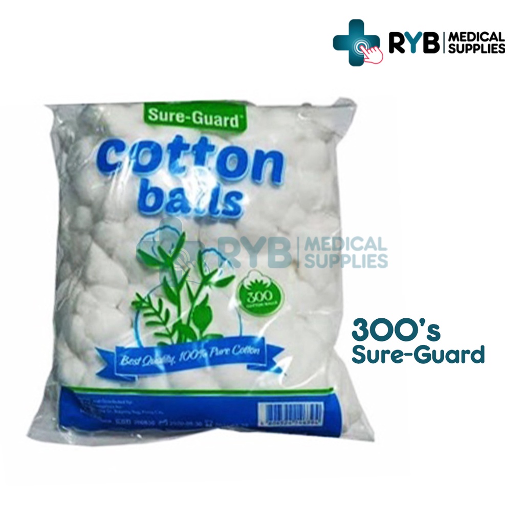 Unimex / Sure- Guard / Tender Soft Cotton Balls 300's / 150's / 50's ...