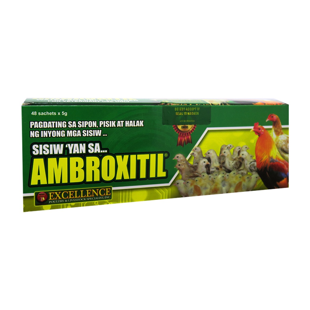 Ambroxitil box Antibiotic (48 sachets) | Shopee Philippines