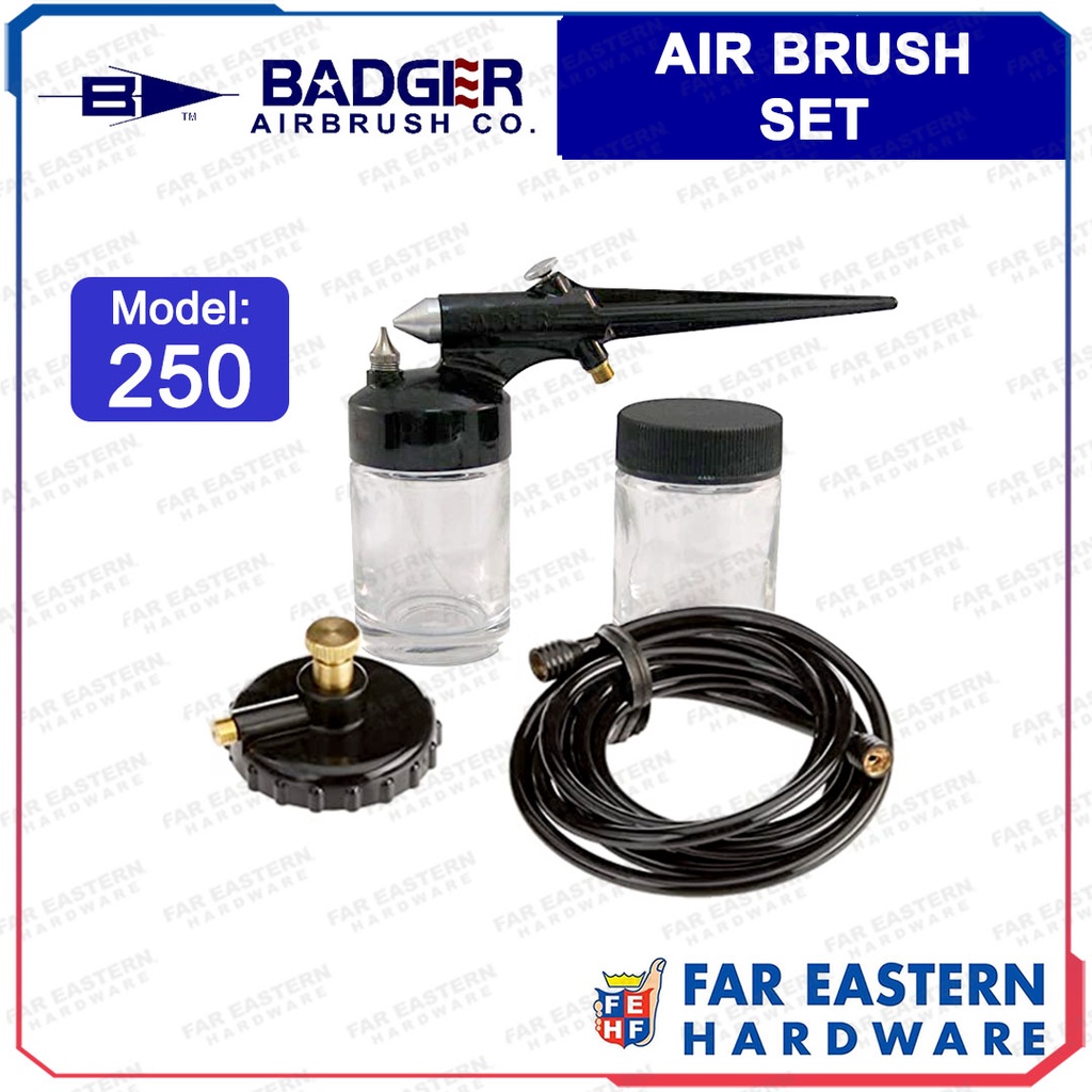 BADGER Air Brush Set Model 250 Made in USA | Shopee Philippines