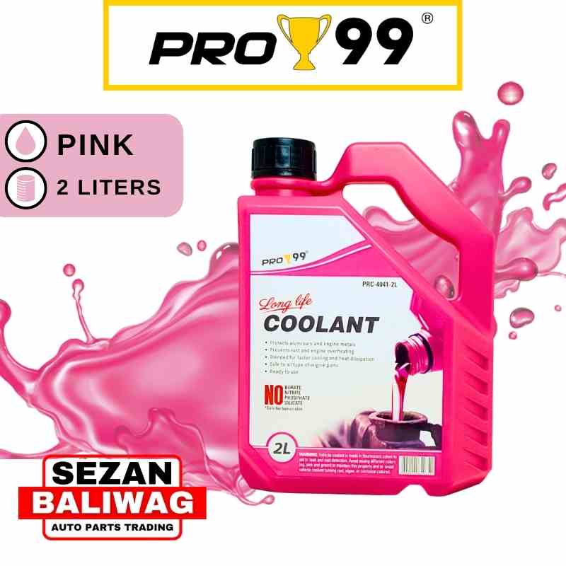 PRO99 LONG LIFE COOLANT PINK & GREEN 2 LITERS PRC-4041-2L PRC-4032-2L ...