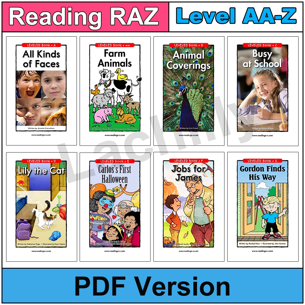 Reading a-z RAZ Graded reading Picture book for children kid English ...