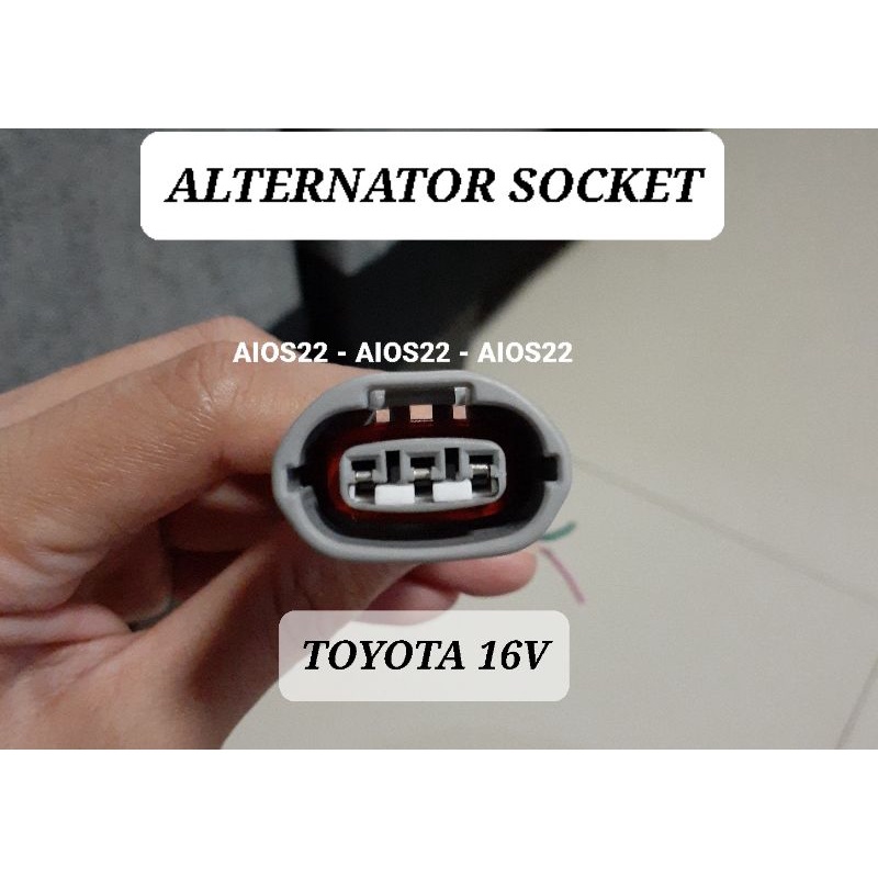 ALTERNATOR SOCKET FOR TOYOTA 16V/ HONDA/ ISUZU/ STAREX HEAVY DUTY ...