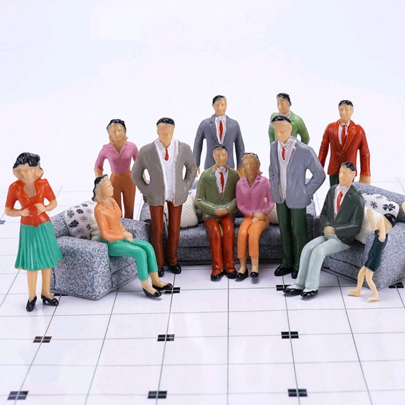 5pcs 1:25 1:32 Big Scale People Human Figure Fairy Garden Landscape ...