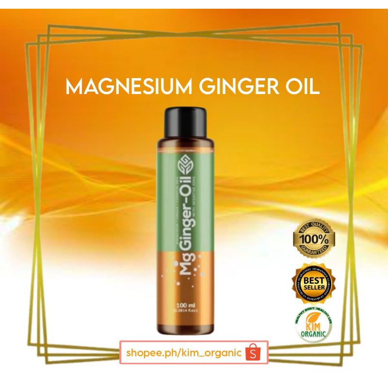 MAGNESIUM GINGER OIL (100ml) w/ Negative Ion | Shopee Philippines