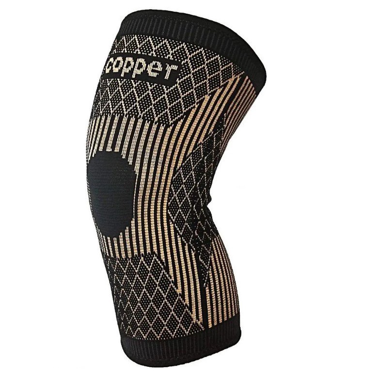 Rodilleras Gym Voleibol Compression Sports Knitted Copper Volleyball ...