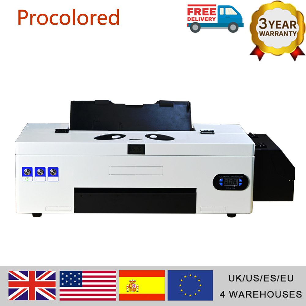 DTF Printer A3 Procolored L1800 R1390 TShirt Canvas Clothes Jeans ...