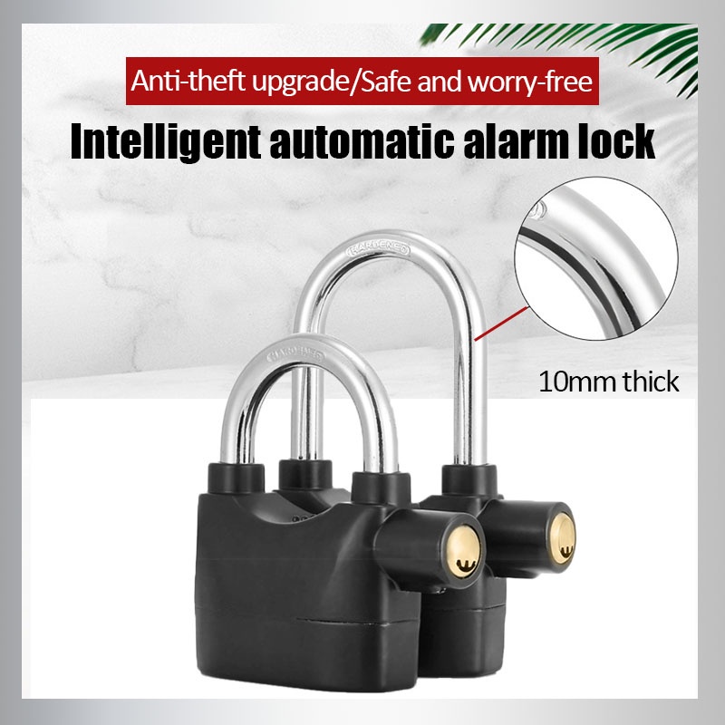 ۩Original Anti Theft Alarm Lock/Anti Theft/Alarm Padlock With FREE ...