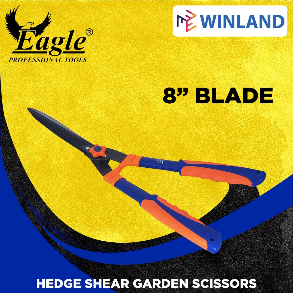 Eagle Tools by Winland Heavy Duty Hedge Shear Grass Garden Scissors ...
