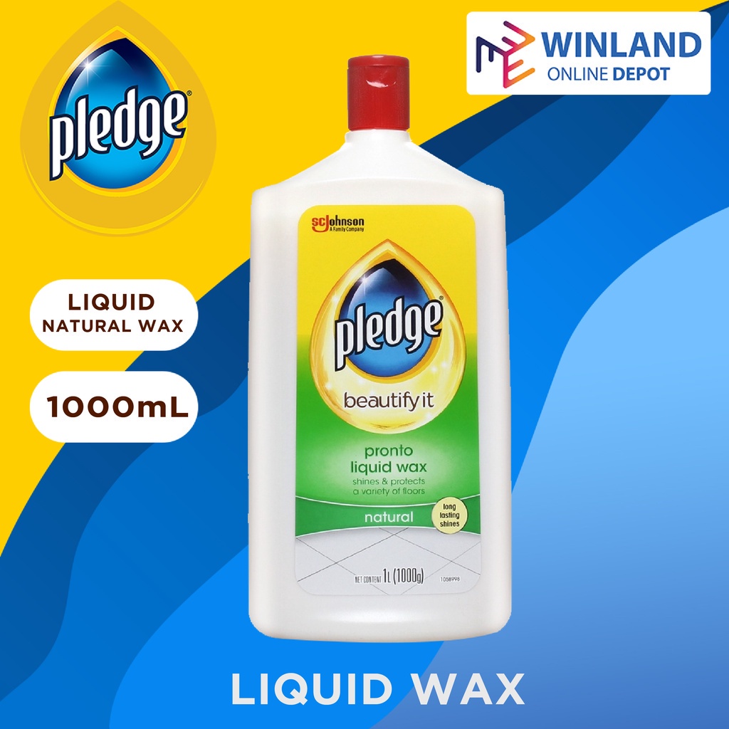 Pledge by Winland Liquid Floor Wax Natural - 1L | Shopee Philippines