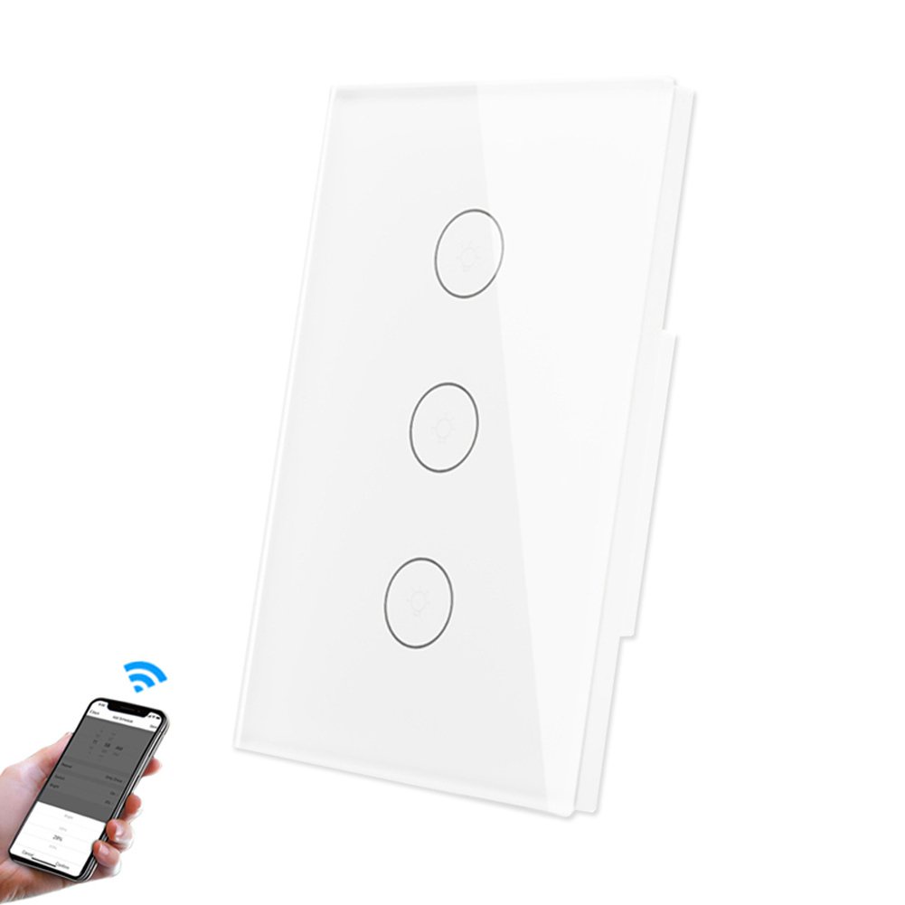Tuya Smart Alexa Switch Wifi Smart Home Automation 3 Gang Touch ...
