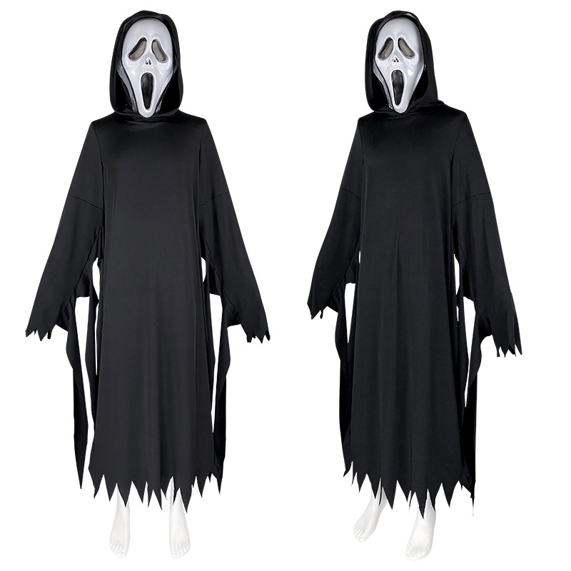 Anime Halloween Skeleton Cosplay Costume Horror Scream Scary Mask Prank ...