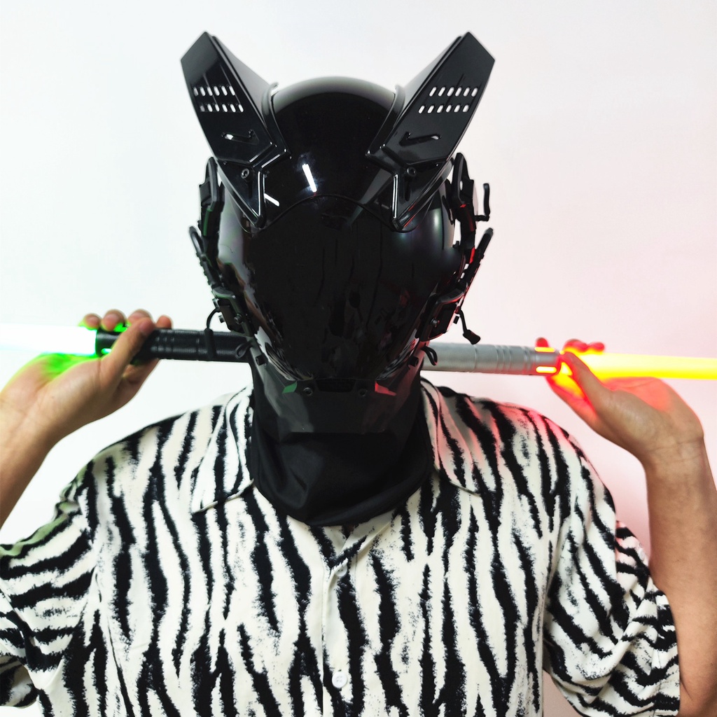 Music Cyber punk Mask Helmet Cosplay Motorcycle Cyber Punk Masks ...