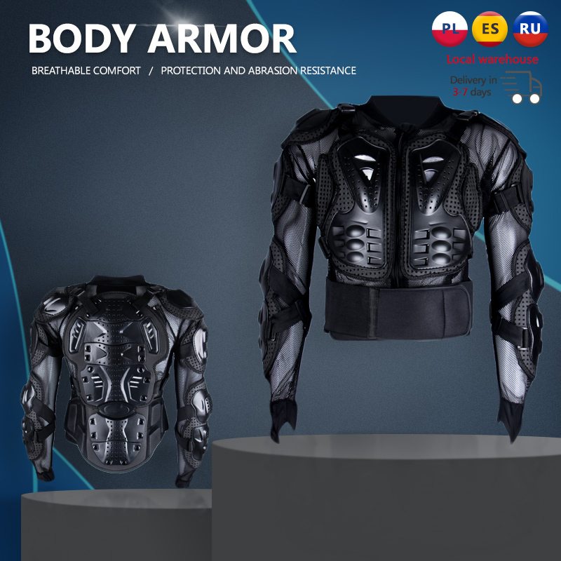 Motorcycle Men Armor Full Body Motorcycle Jacket Motocross Racing Moto ...