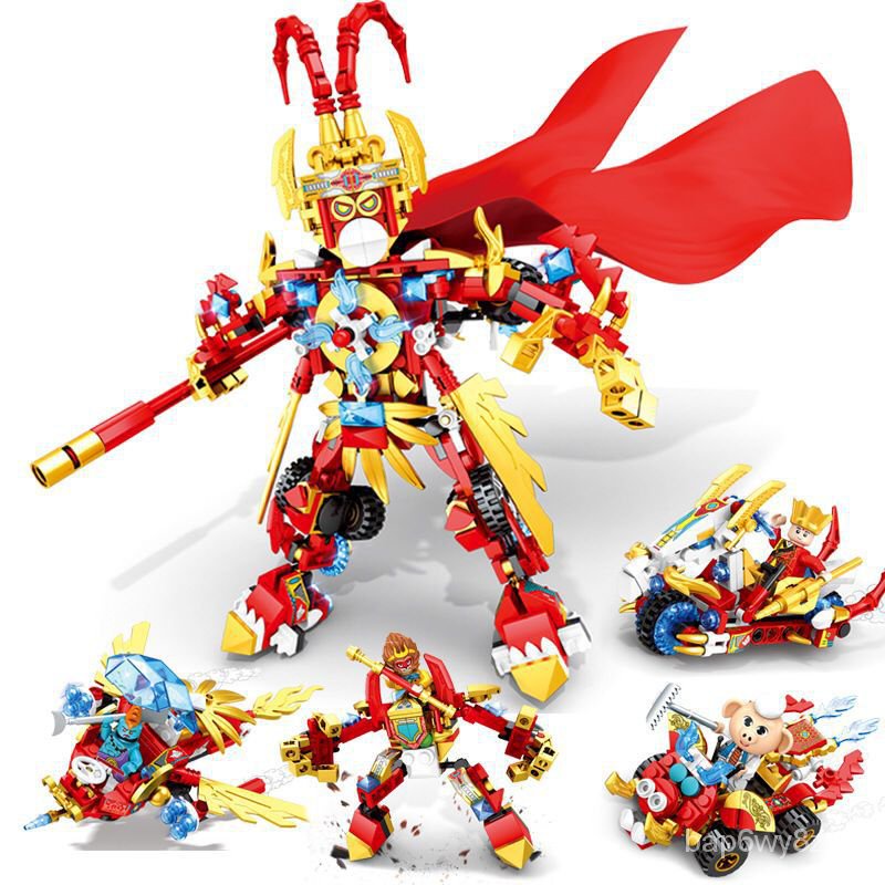 JTX186 Famous Cartoon Movie Journey To The West Charactars Building ...