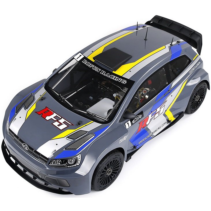 RC Car 1/5 RF5 Gasoline Car Professional Four-wheel Drive Rally Drift MCD Platform Remote ...