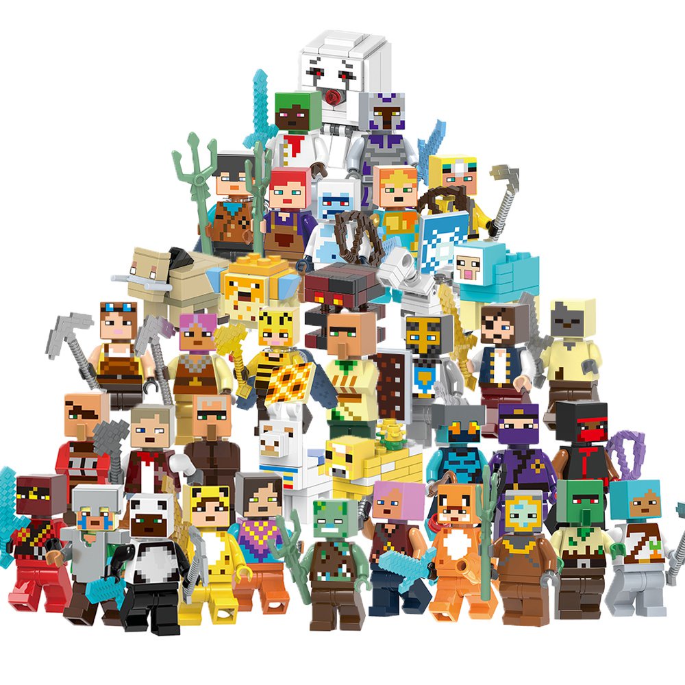 New Game My World Skeleton Chick Rock Monster Zombie Minecrafted mini ...
