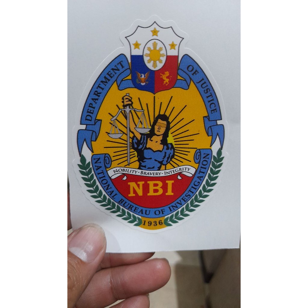 nbi car logo sticker | Shopee Philippines