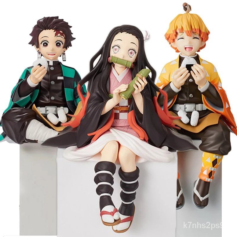 Anime Demon Slayer Figure Tanjirou Nezuko Zenitsu Inosuke Shinobu ...