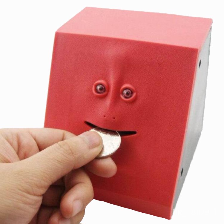 Personalized Kids Toys Automatic Money Bank Box Novelty Face Eating ...