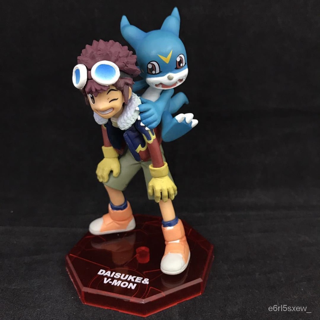 Digimon Adventure 02 Motomiya Daisuke & Veemon PVC Figure 10cm | Shopee ...