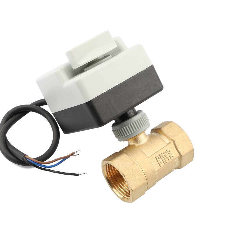 HVAC Two Way Motorised Valve High Pressure Motorized Electric Ball ...