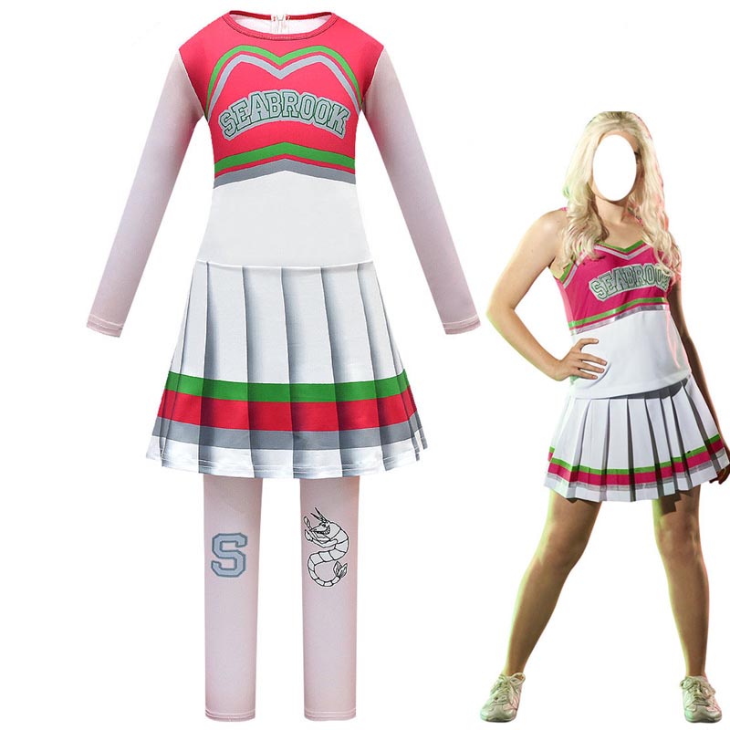 Girls Zombies 2 Addison Cosplay Halloween Costumes for Kids ...