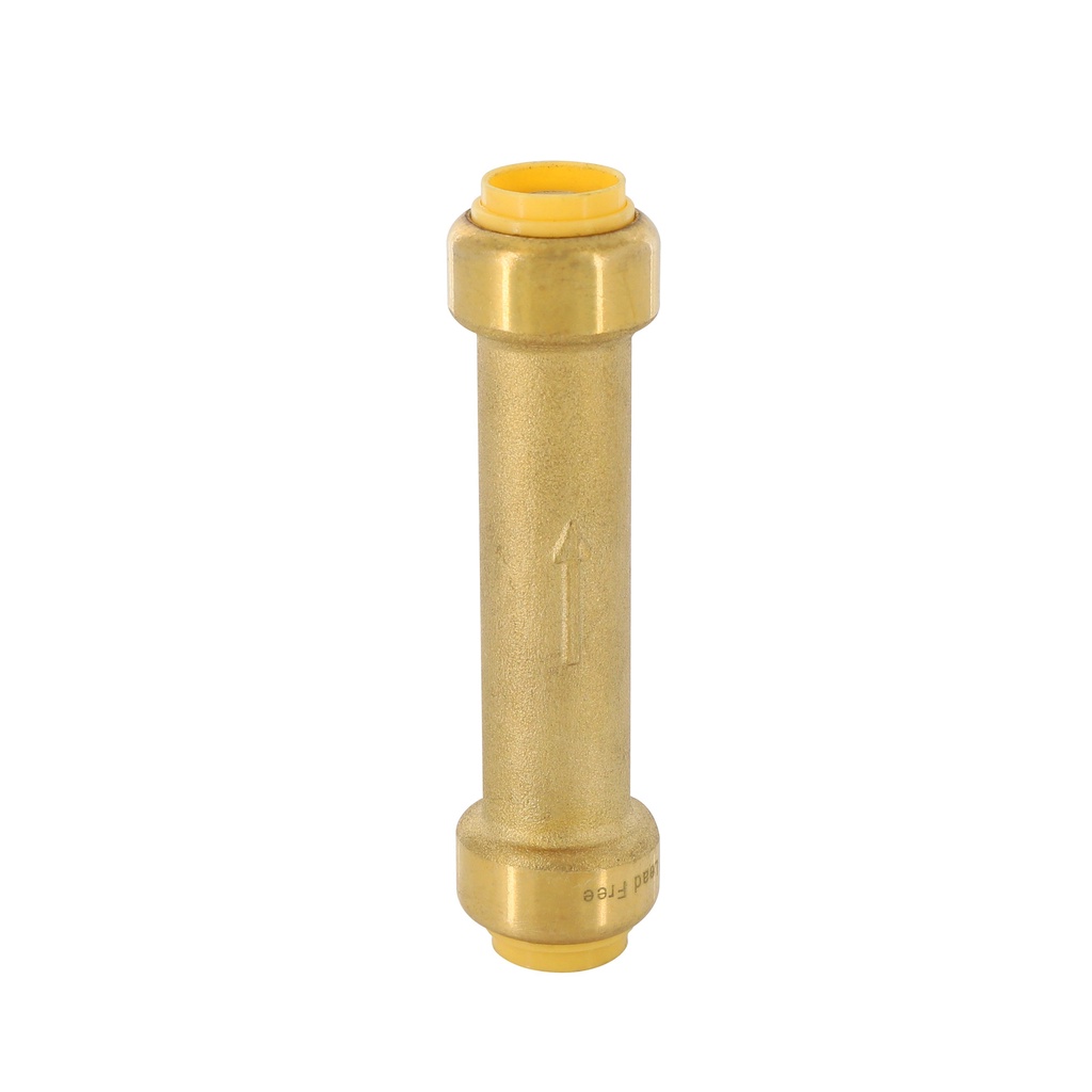 Brass quick release push fit one way check valve for pex and copper ...