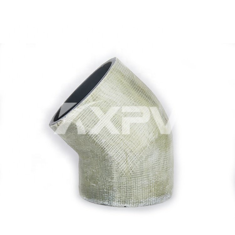 Industrial Concrete CPVC FRP Composite Pipe Fittings 45 135 Degree PVC ...