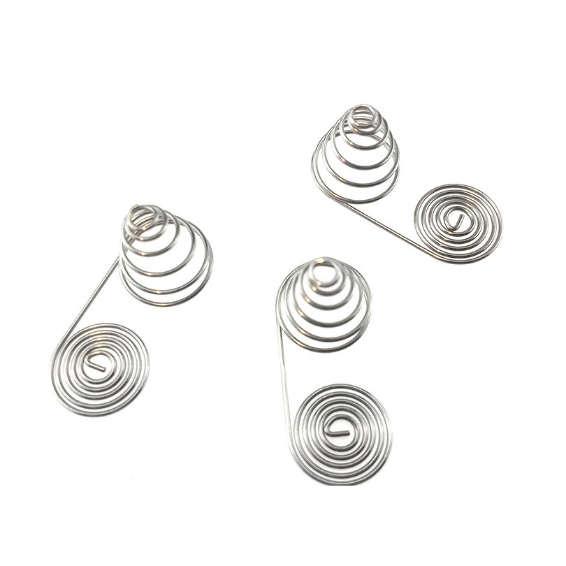 Hengsheng stainless steel contact shrapnel double battery coil spring ...
