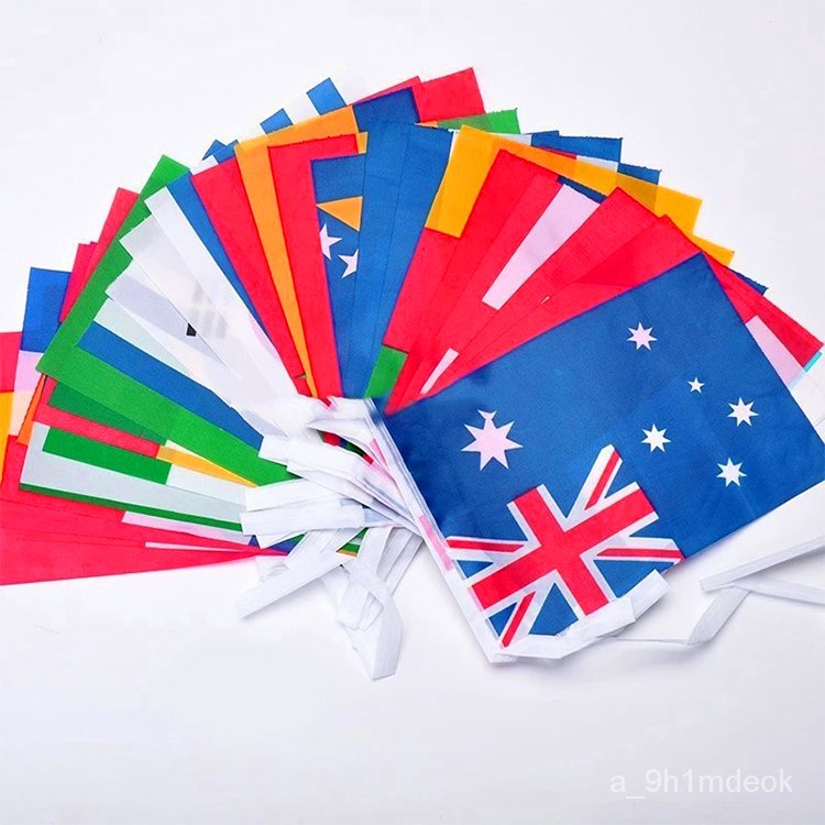 Custom 2022 World Hanging Flags String Countries Around The World ...
