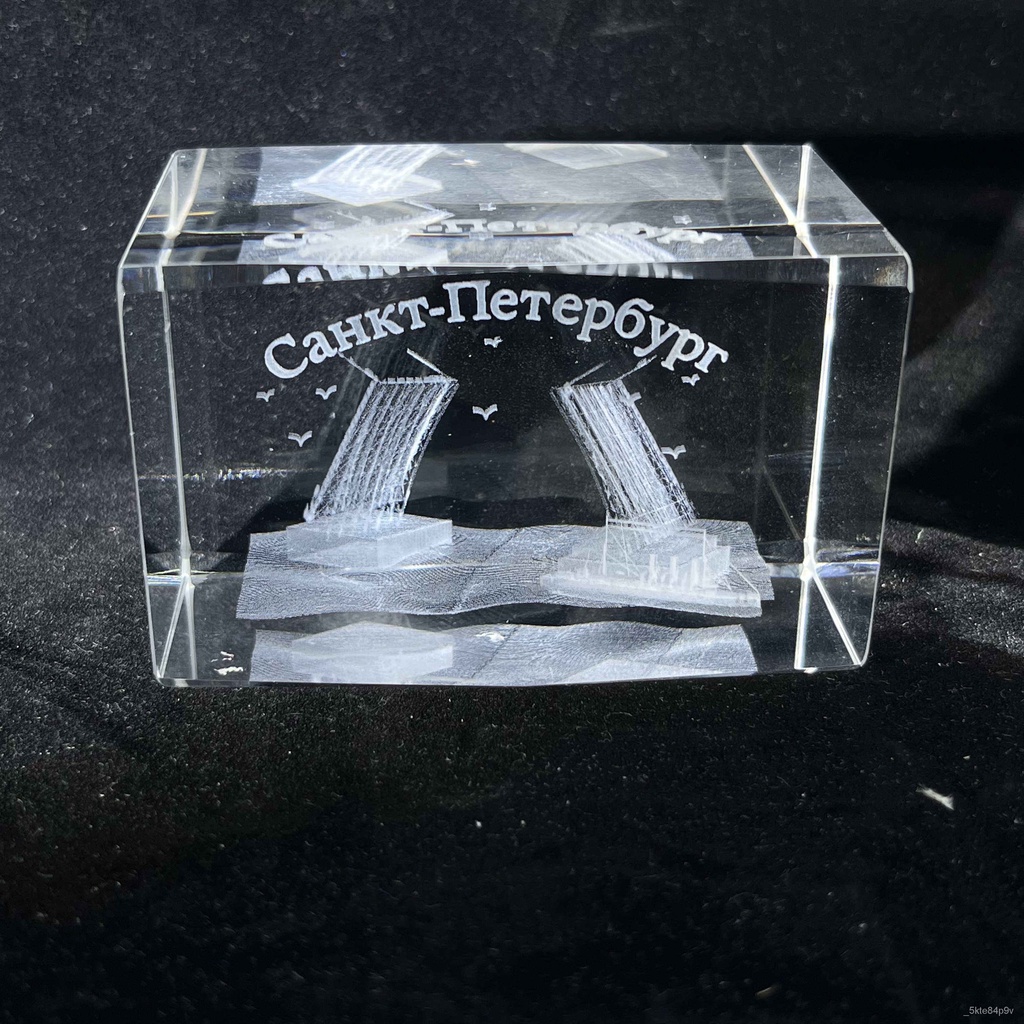 K9 Material Transparent Sublimation Blank Glass Cube Crystal Photo ...