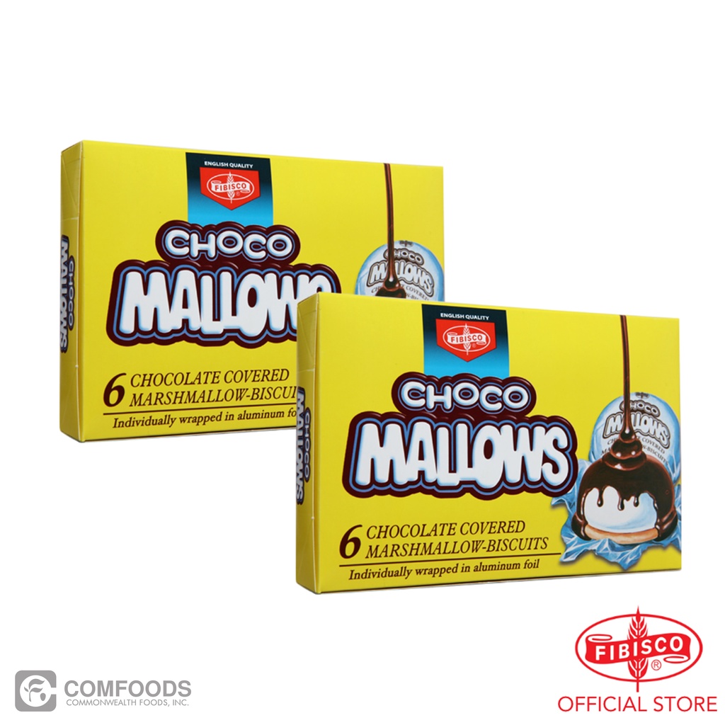 FIBISCO Choco Mallows 6 Pcs / Box | Shopee Philippines