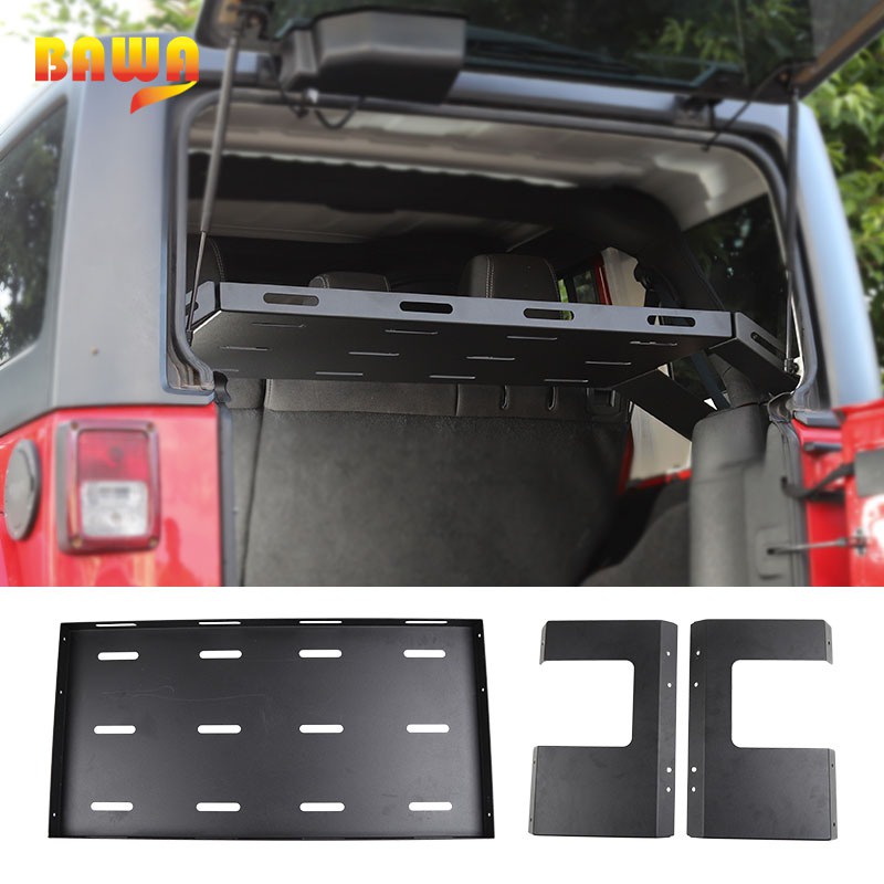 BAWA Rear Racks for Jeep Wrangler JK JL 2007-2022 Trunk Storage Rack ...