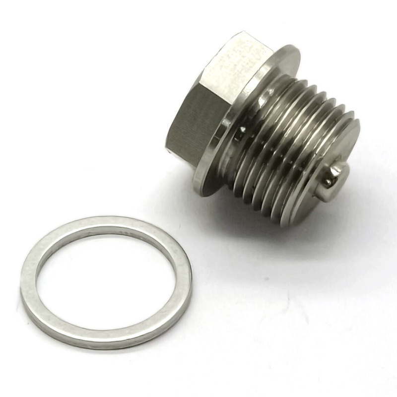 M18X1.5MM Stainless Steel Car Oil Drain Plug with Neodymium Magnet ...