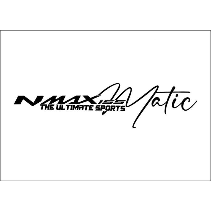 nmax ultimate sports matic sticker laminated waterproof | Shopee ...