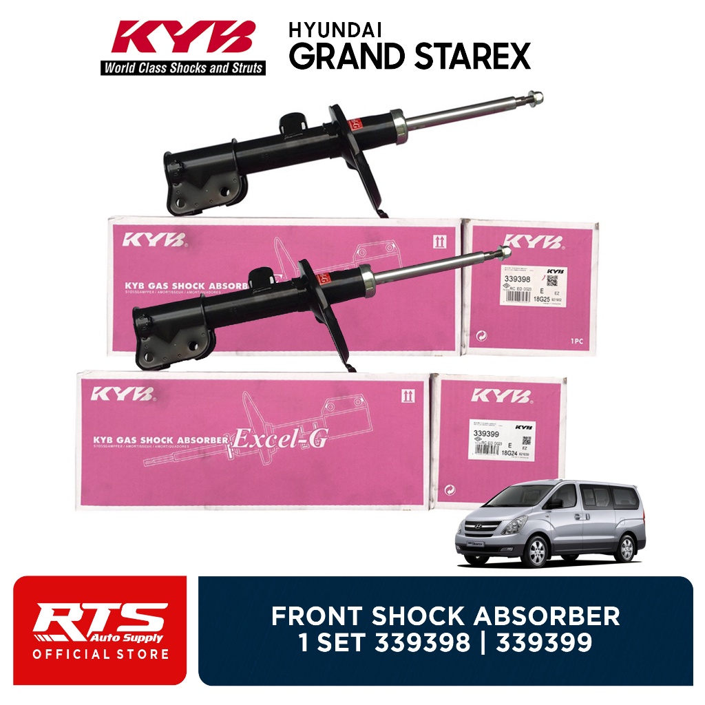 KYB Excel G Front Shock Absorber Hyundai Grand Starex 2007 - 2015 339398 339399 1set | Shopee ...