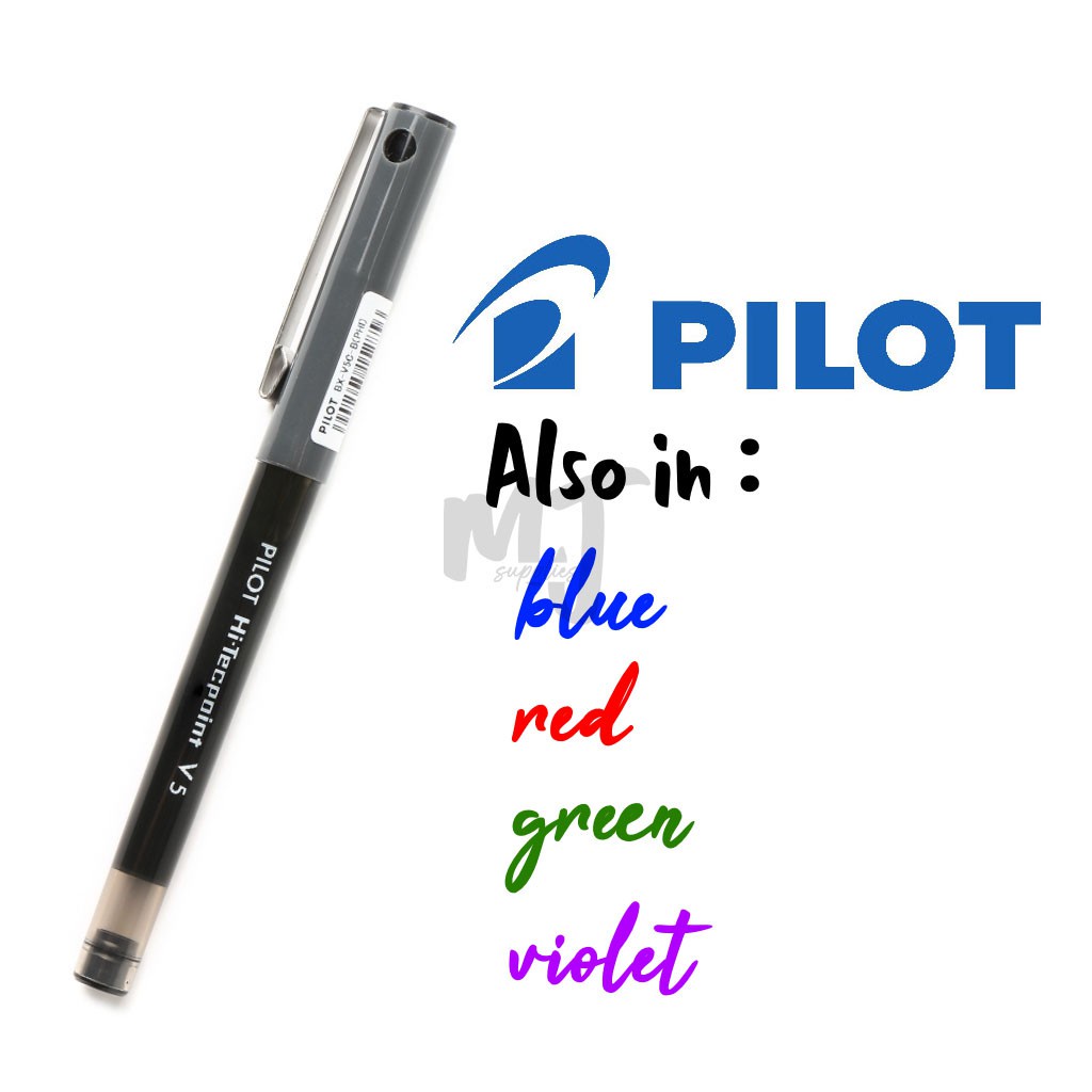 Pilot BX- V5 and Pilot BX- V7 Hi-tech Roller Ball Pen Sign Pen (in BLUE ...