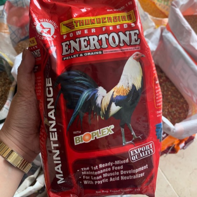 Thunderbird® ENERTONE Pellet & Grains with BIOPLEX (1 KG pack) | Shopee ...