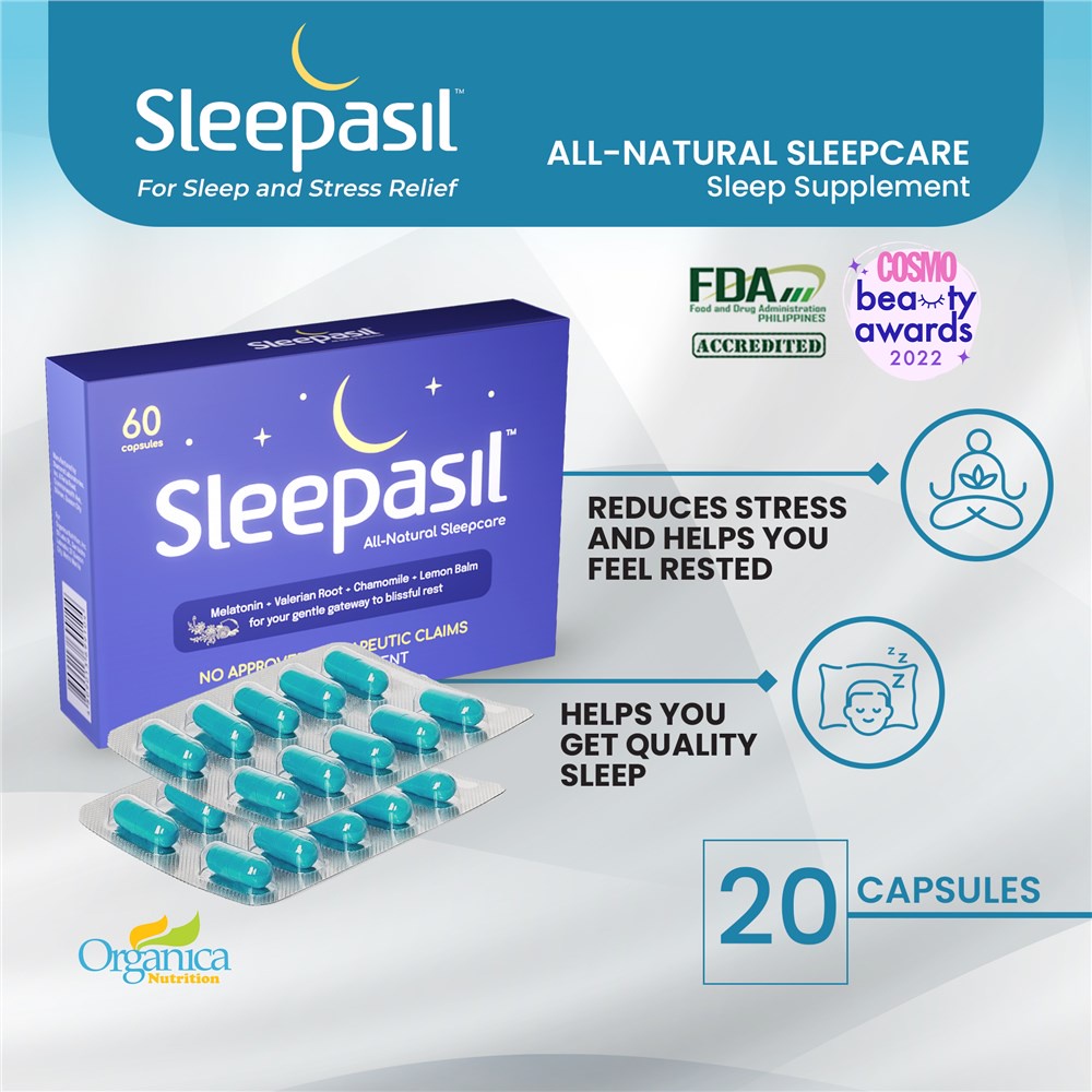 EXP. AUG 2023] [For Sleep & Stress Relief] Sleepasil Melatonin ...