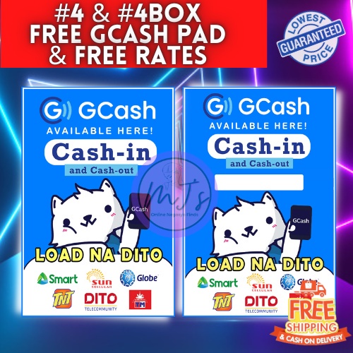 ☃۩ #4 GCASH Tarpulin with FREE RATES and GCASH PAD cash-in/cash-out ...