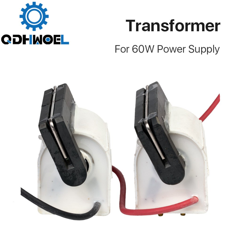 2pcs High Voltage Flyback Transformer for CO2 60W Laser Power Supply ...