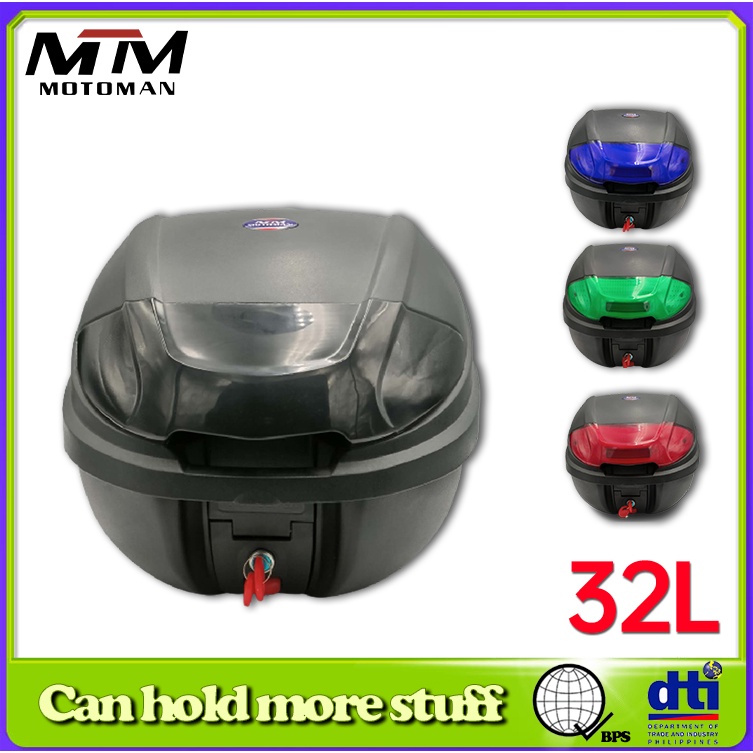 &MTM KJ top box for motorcycle plastic top box 32 liters storage heavy ...