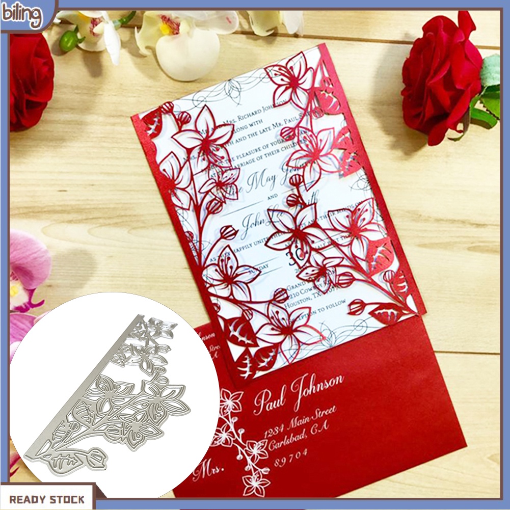 [biling] Flower Edge Metal Cutting Dies DIY Scrapbooking Card Making ...