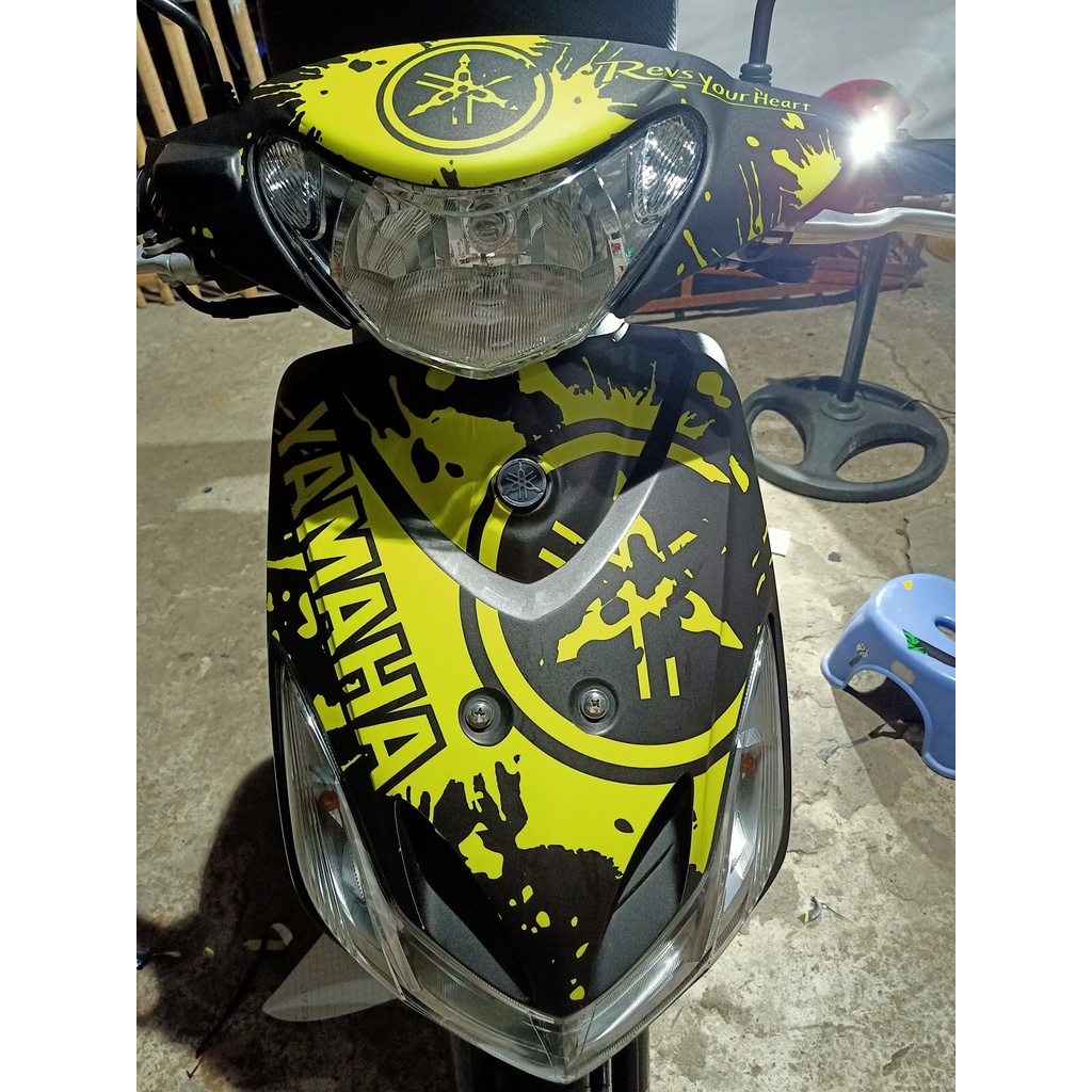 ♕MIO gen. 2 SPORTY & SOULTY (SPLATERED DESIGN FULL DECALS SET) | Shopee ...
