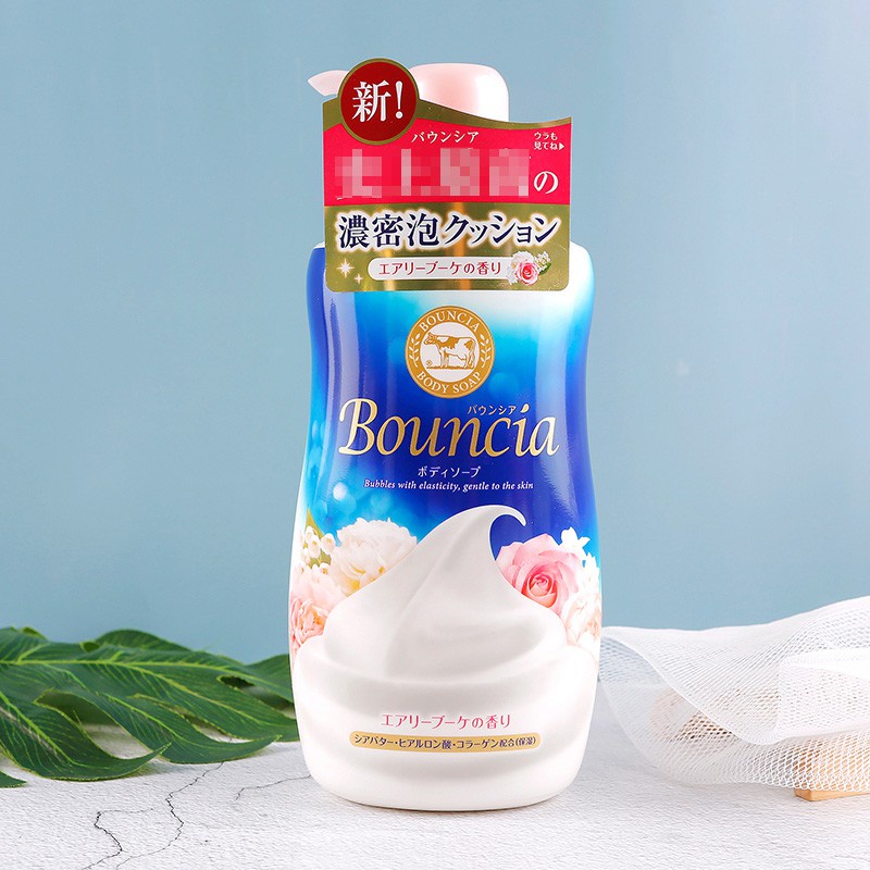 ﹊Japanese COW milk base shower gel rose foam bouncia lotion body ...