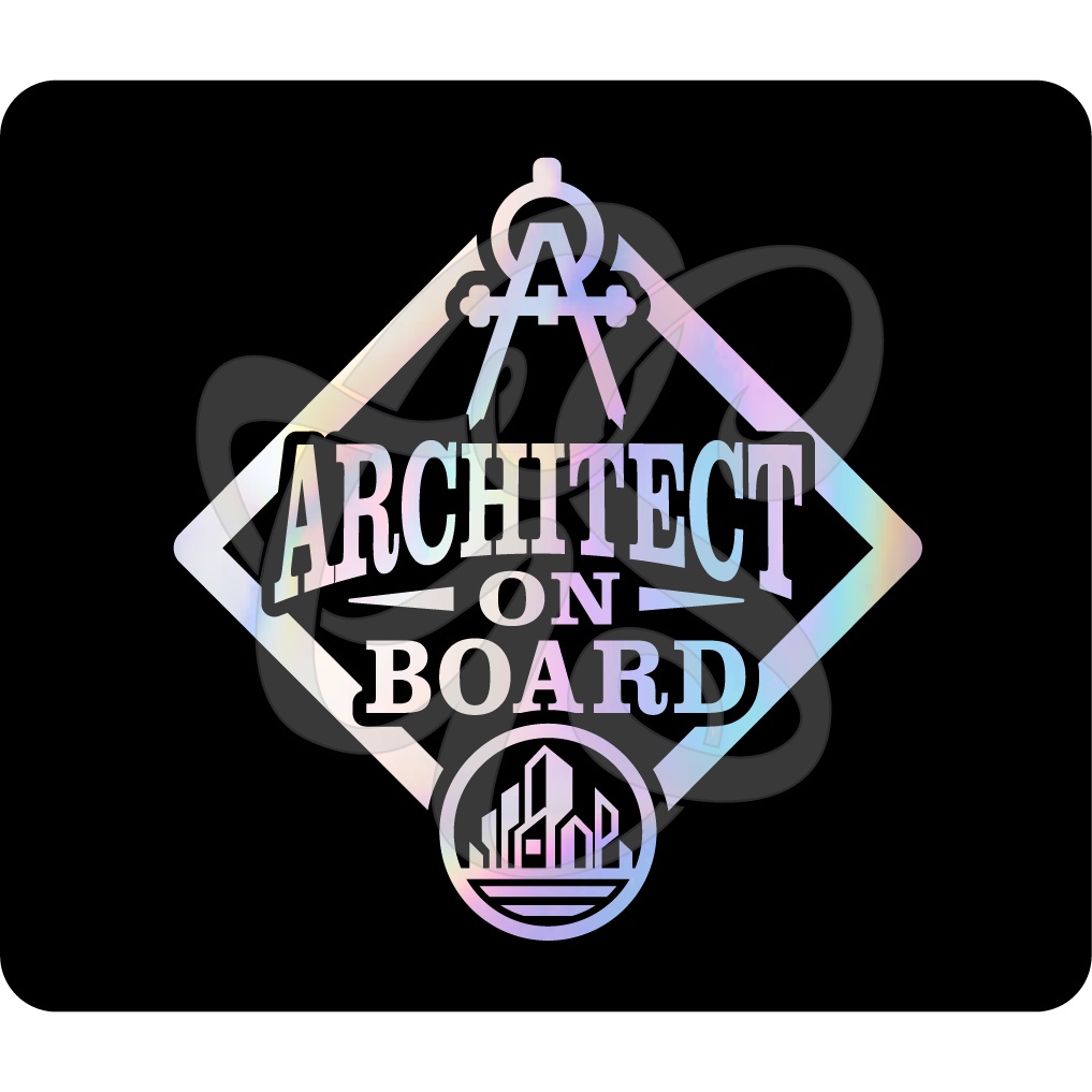 ☃☃ Architect on Board_Car Design_Decal Sticker (COD) | Shopee Philippines